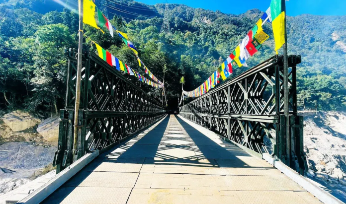 Bailey bridge inaugurated at North Sikkim's Sangklang - The Meghalayan ...